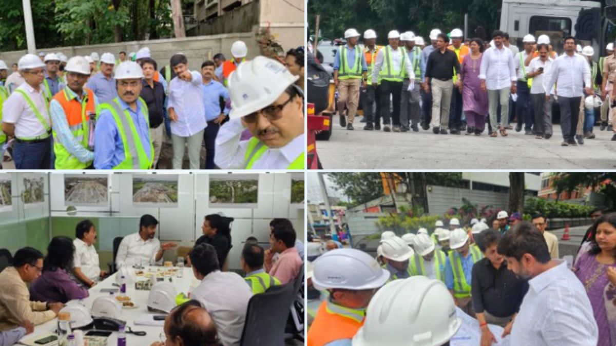 Pune: MLA Siddharth Shirole Inspects Hinjawadi-Shivajinagar Metro and ...